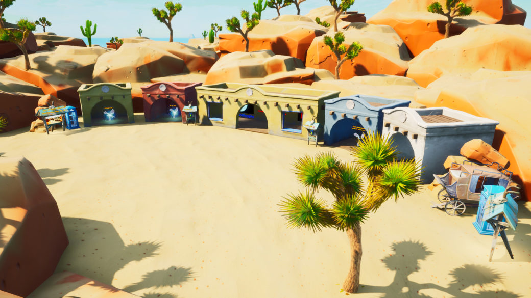 Skin Changing Hub (Desert) [ crimtanefn ] – Fortnite Creative Map Code
