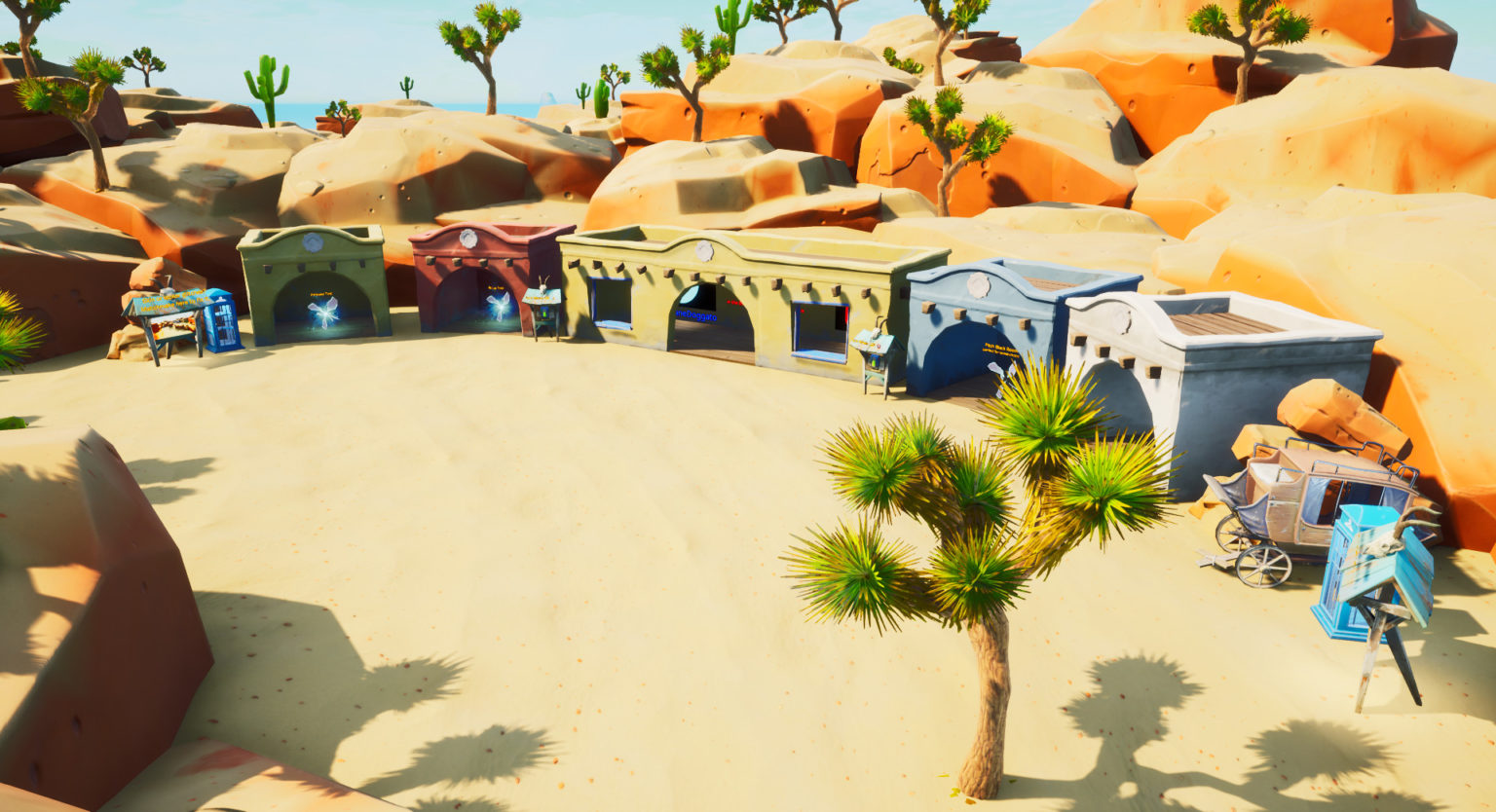 Skin Changing Hub (Desert) [ crimtanefn ] – Fortnite Creative Map Code