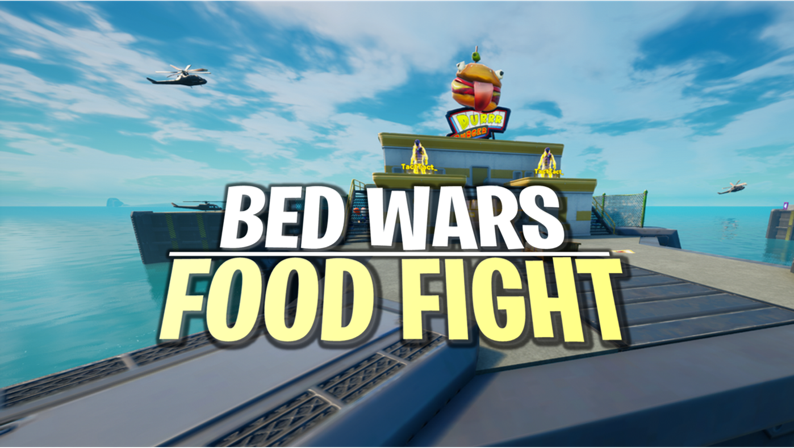 🍔🌮BED WARS: FOOD FIGHT🥤🍕 [ TactTact_ ] – Fortnite Creative Map Code