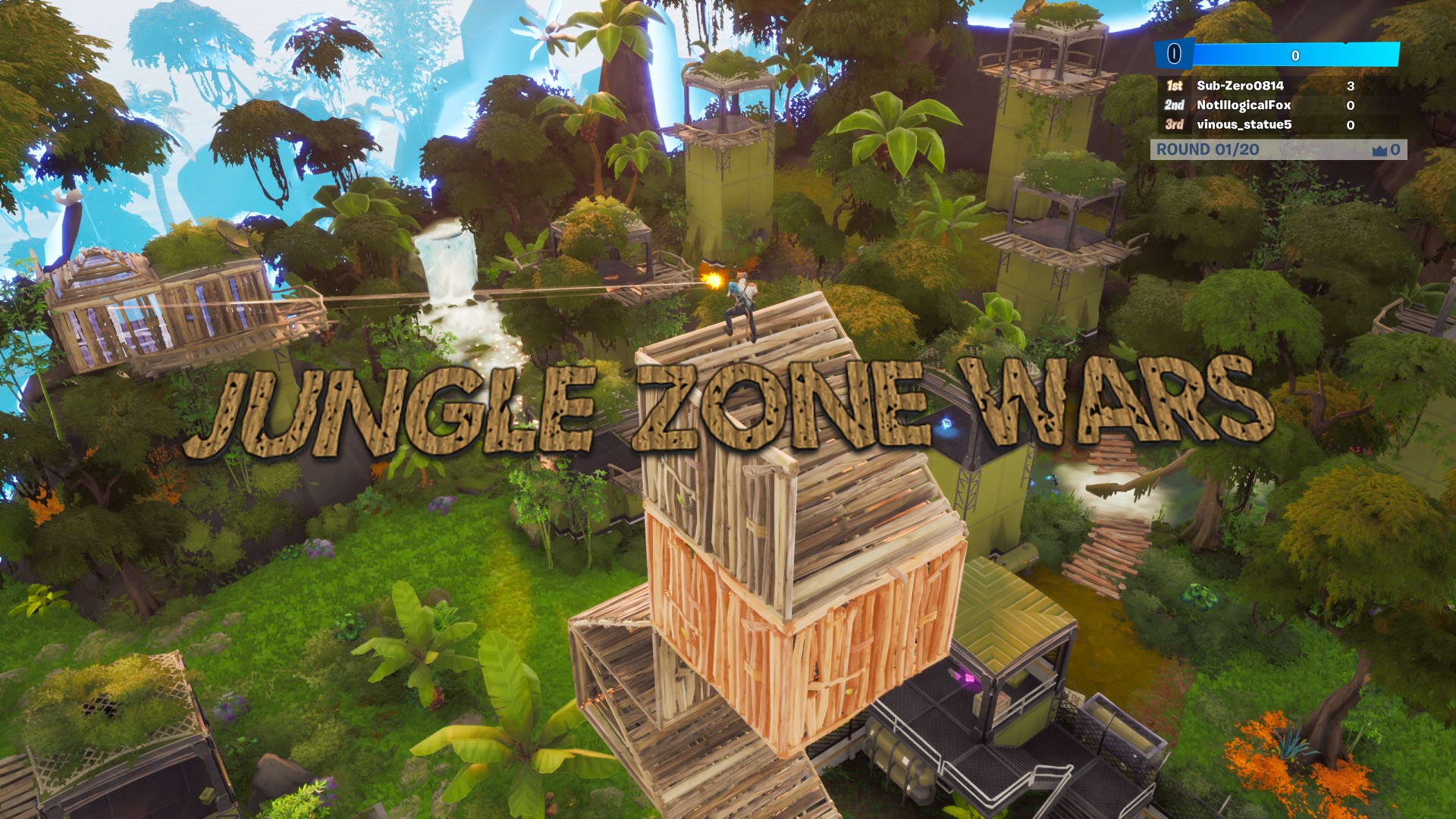🍌Fox's Jungle Zone Wars🍌 [ illogicalfox ] – Fortnite Creative Map Code