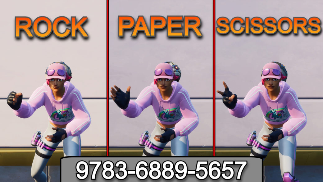 🗿🧾 Rock Paper Scissors 🗿🧾 [ mineblo ] – Fortnite Creative Map Code