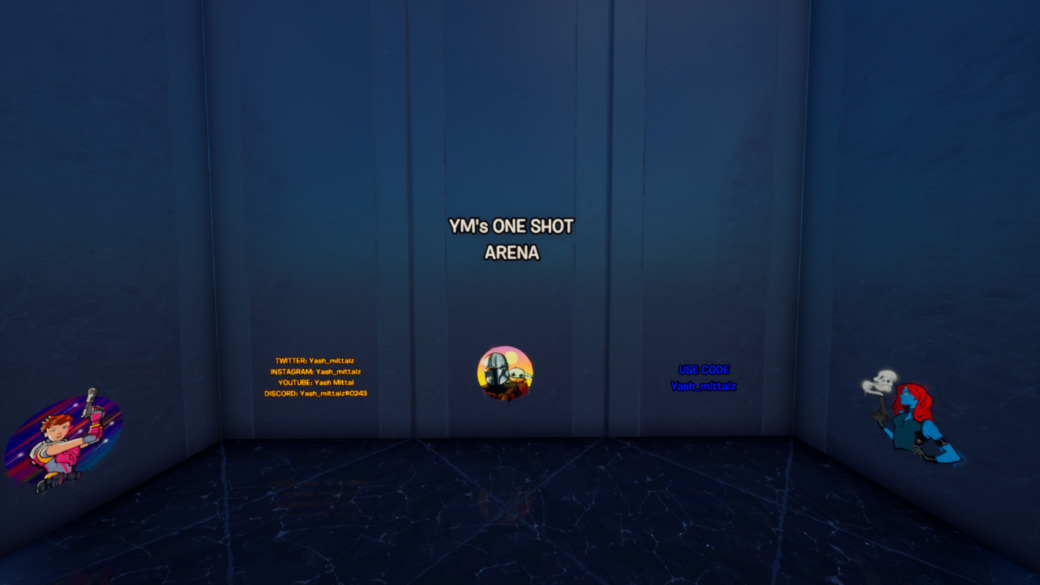 YM's One shot Arena [ yash_mittalz ] – Fortnite Creative Map Code