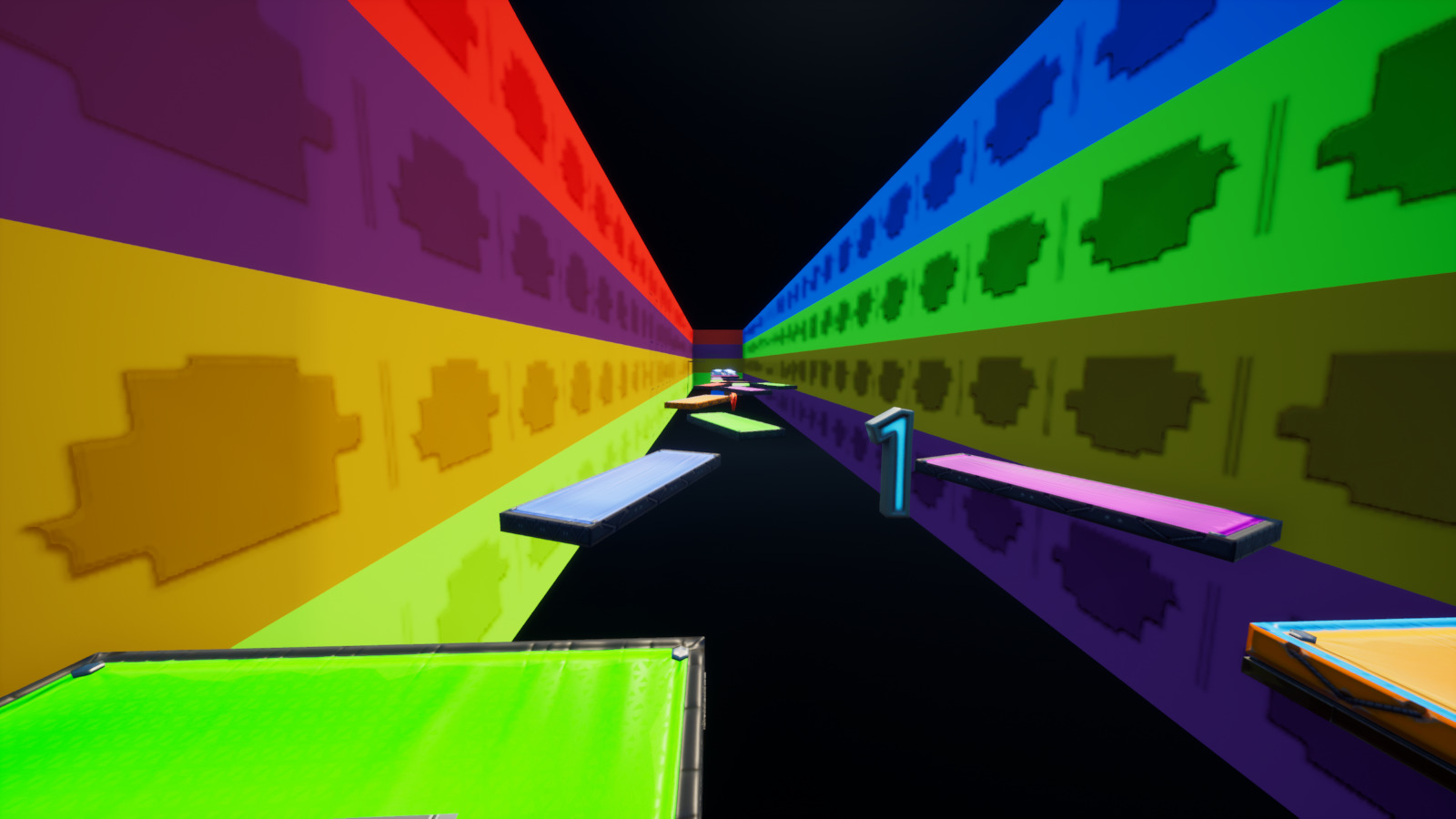 A Default's Rainbow Deathrun (2021) [ spatyr ] – Fortnite Creative Map Code