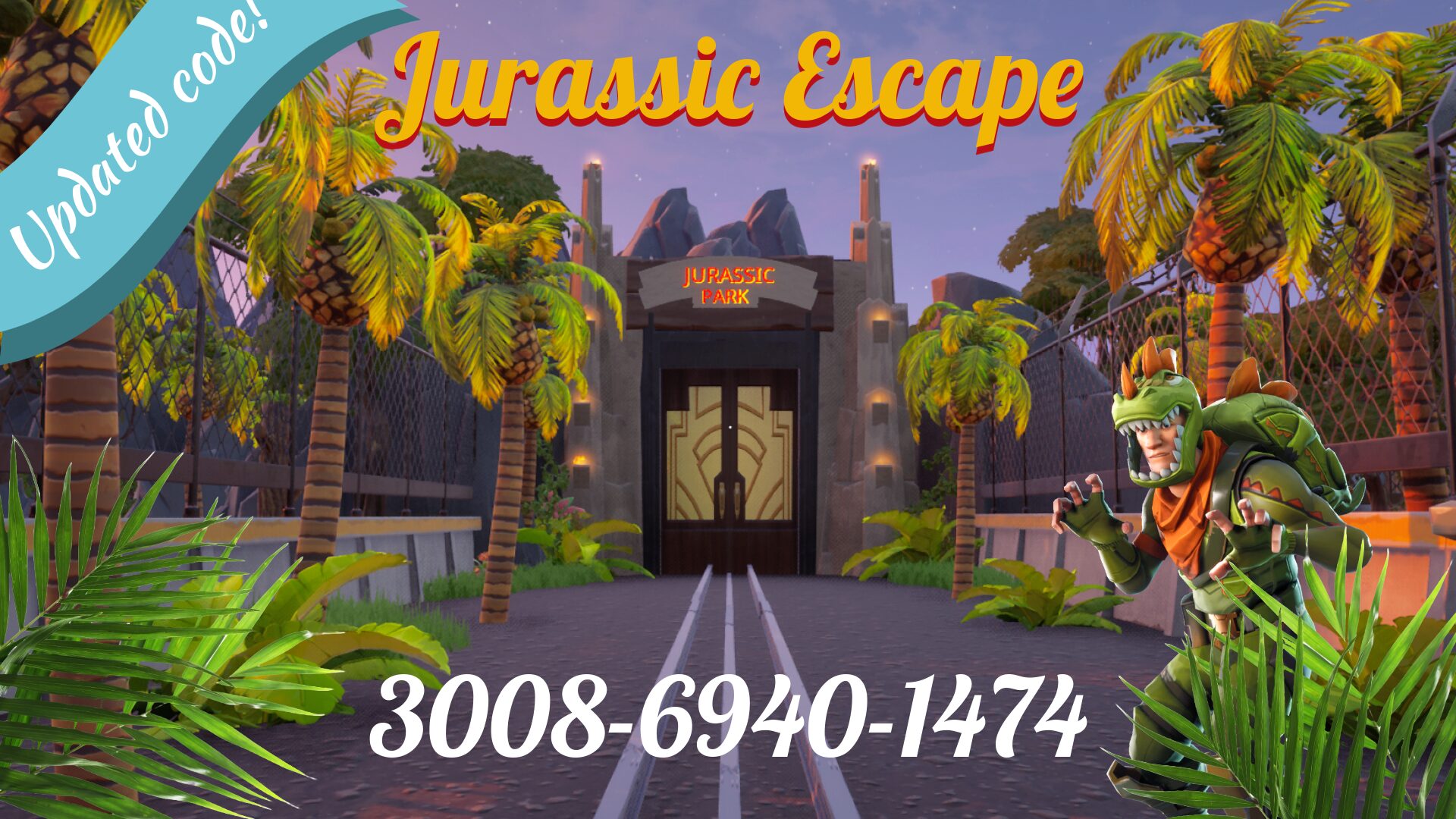 JURASSIC PARK [ st3ve-tsu ] – Fortnite Creative Map Code