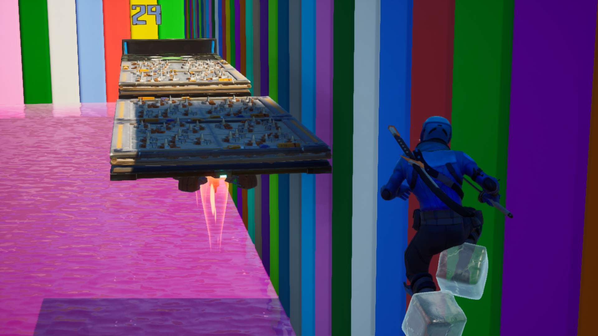 The 30 level Colour Deafault Deathrun [ bluepanda_190 ] – Fortnite Creative Map Code