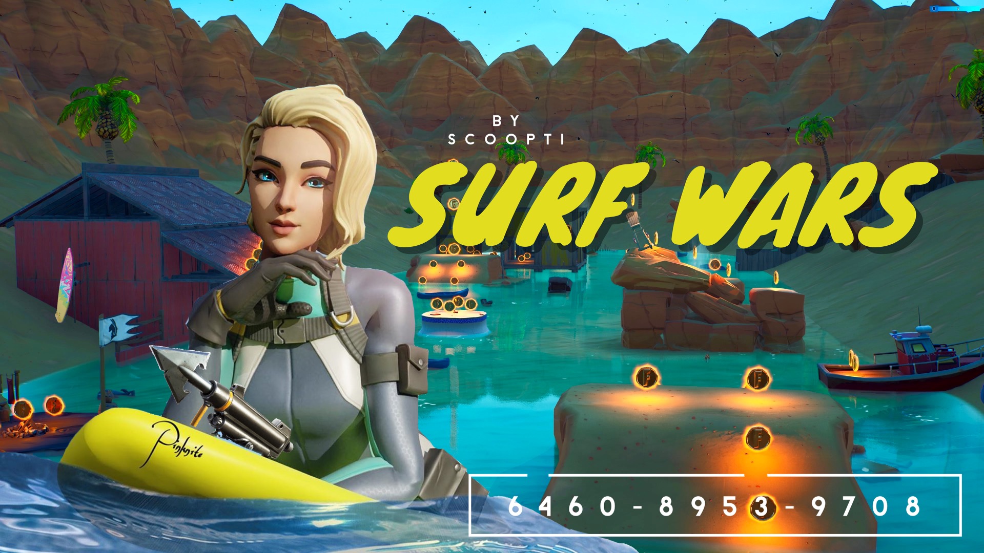 Surf Wars [ scoopti ] – Fortnite Creative Map Code