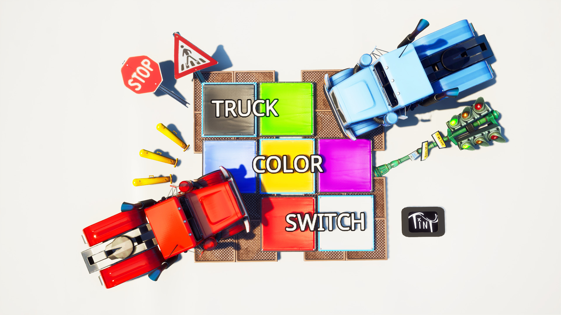 🚚 Truck Color Switch 🚚 [ tiny ] – Fortnite Creative Map Code