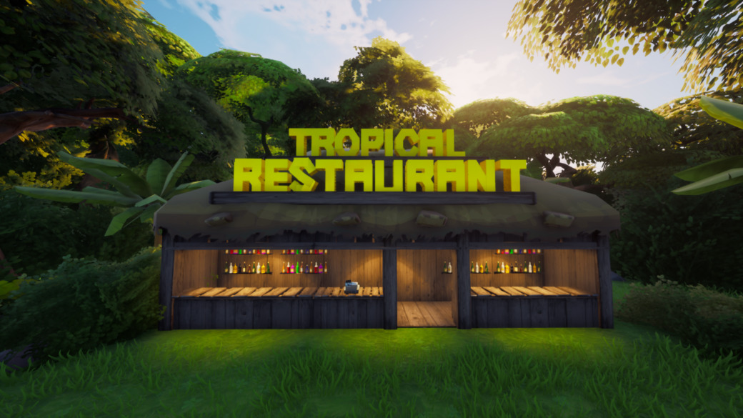 🌴 Tropical restaurant : Tycoon 🌴 [ gneazyx ] – Fortnite Creative Map Code