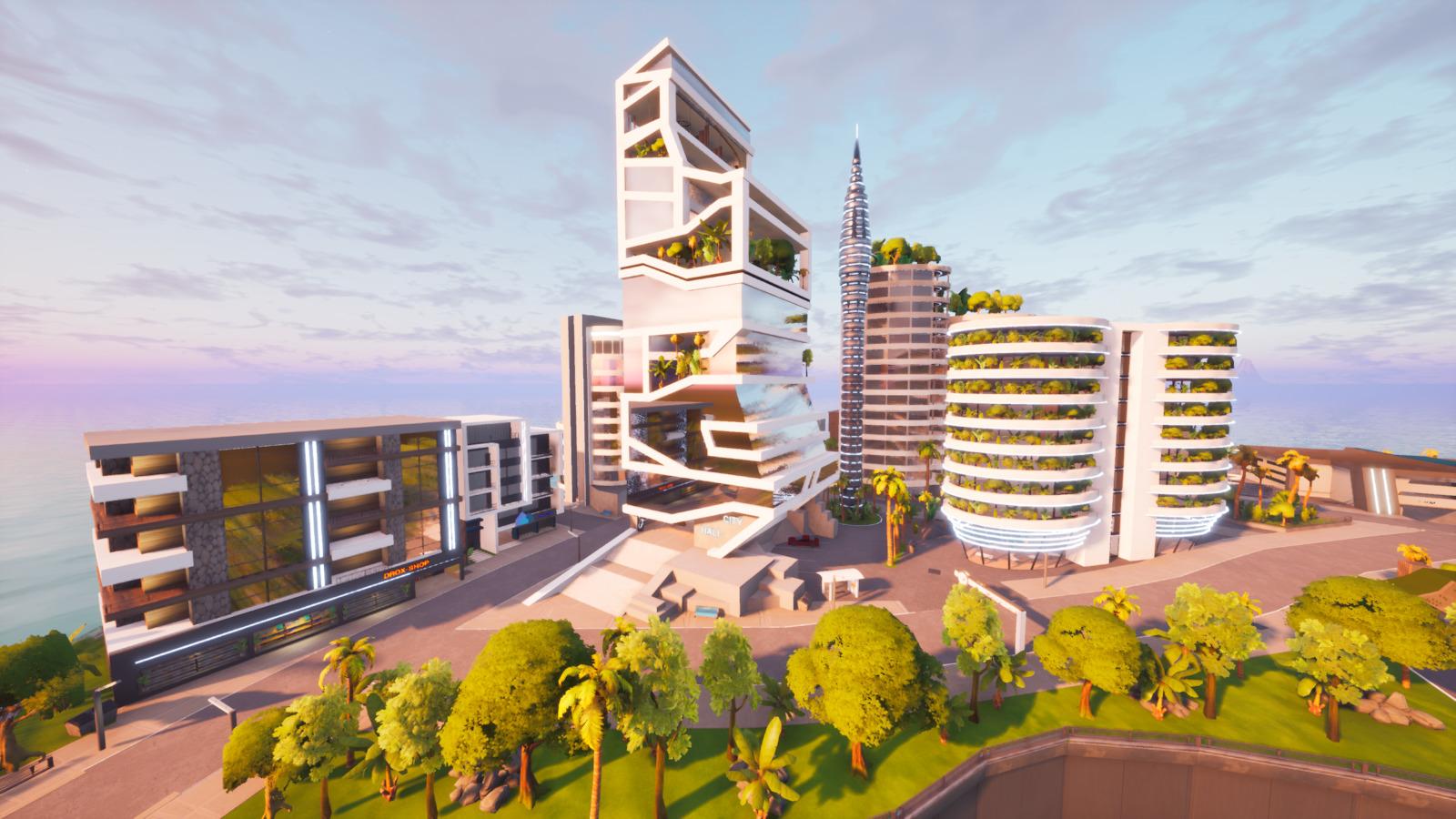 Sky City [RolePlay Map] [ creatv ] – Fortnite Creative Map Code