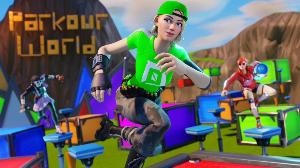 🏃‍♂️ Parkour World 🌎 [ spankysully ] – Fortnite Creative Map Code