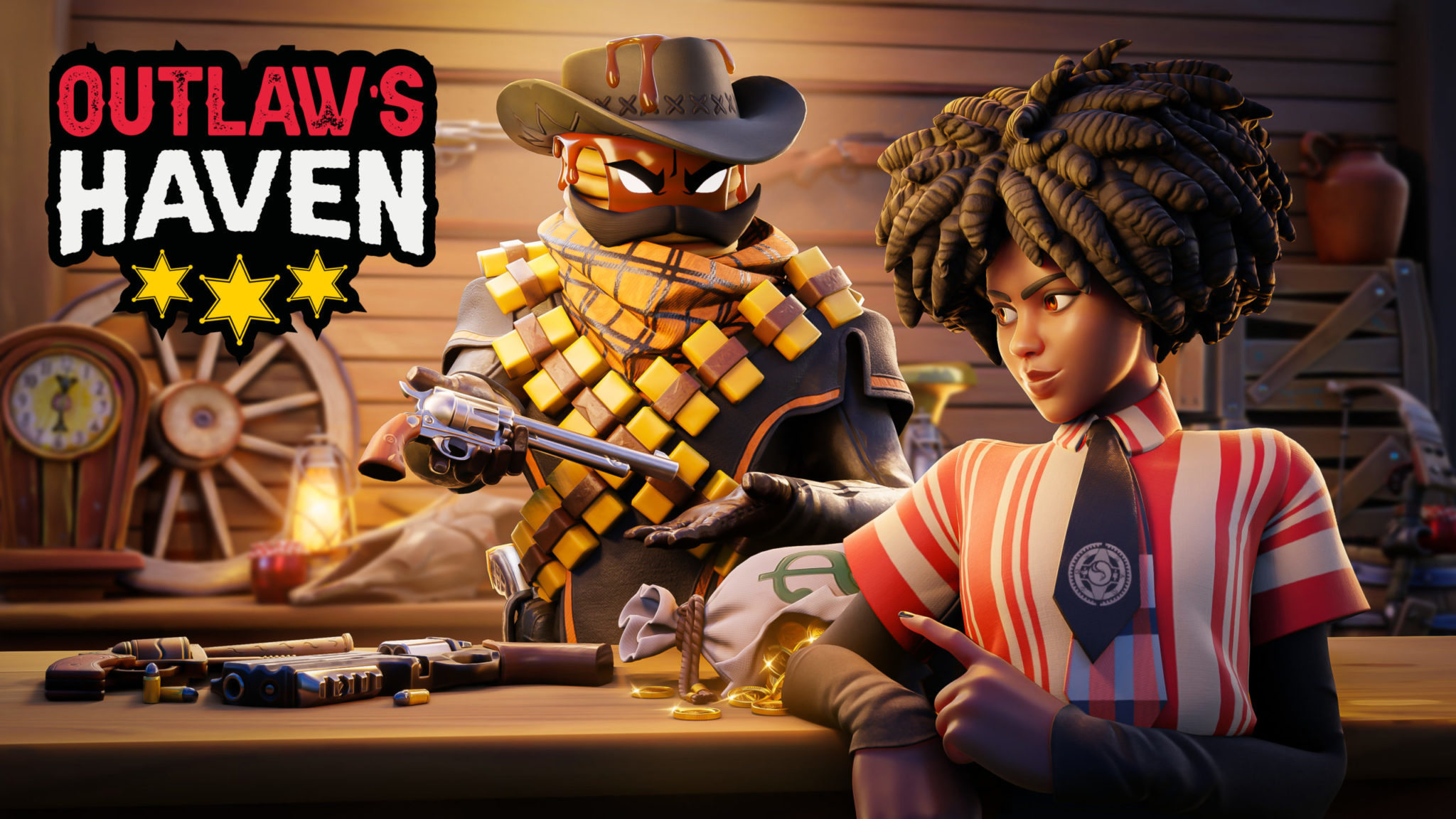 OUTLAW'S HAVEN [ BenW ] – Fortnite Creative Map Code