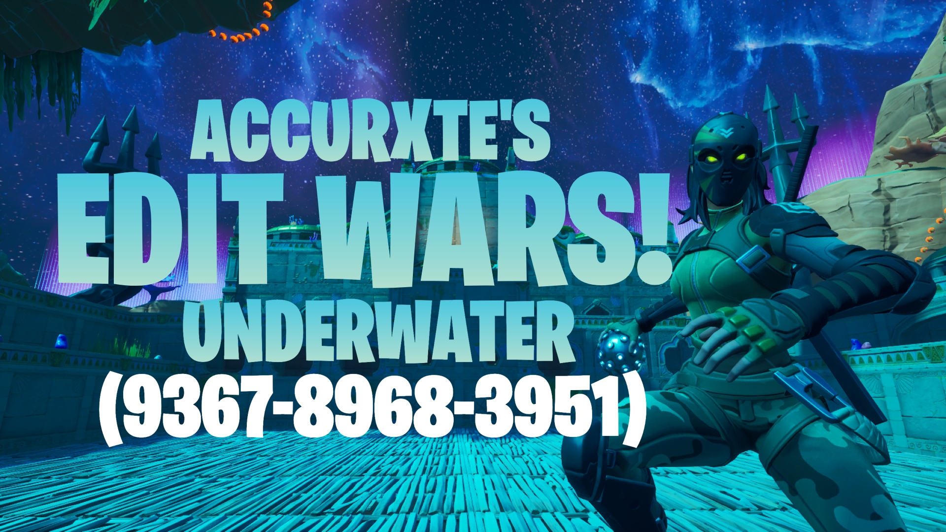Edit Wars! (Underwater) [ xaccurxte ] – Fortnite Creative Map Code