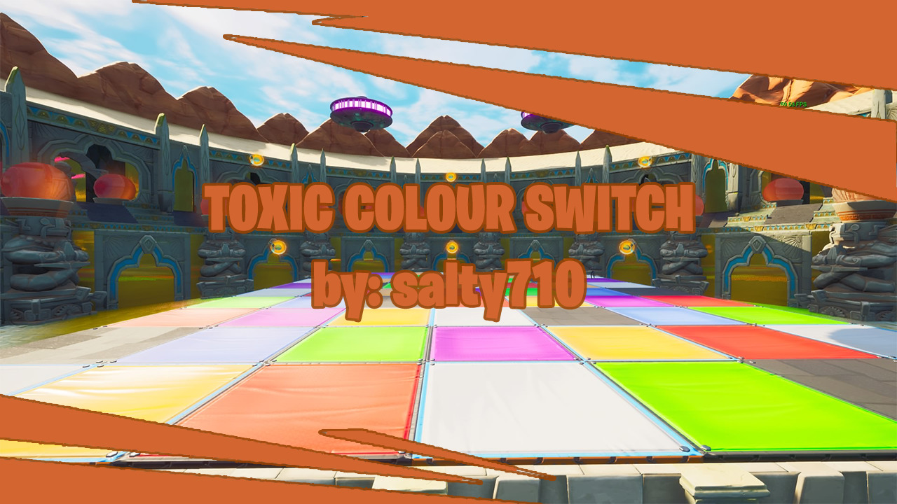 Toxic Color Switch [ salty710 ] – Fortnite Creative Map Code