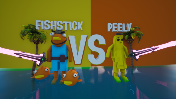 🐟Fishstick VS Peely🍌8v8 Fishing Tycoon [ shride ] – Fortnite Creative Map Code