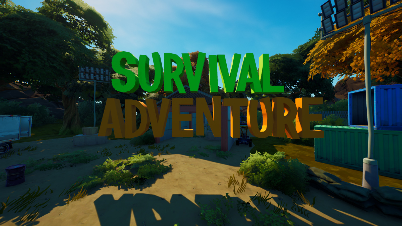 🌲Survival Adventure : Open World 🌎 [ gneazyx ] – Fortnite Creative Map Code