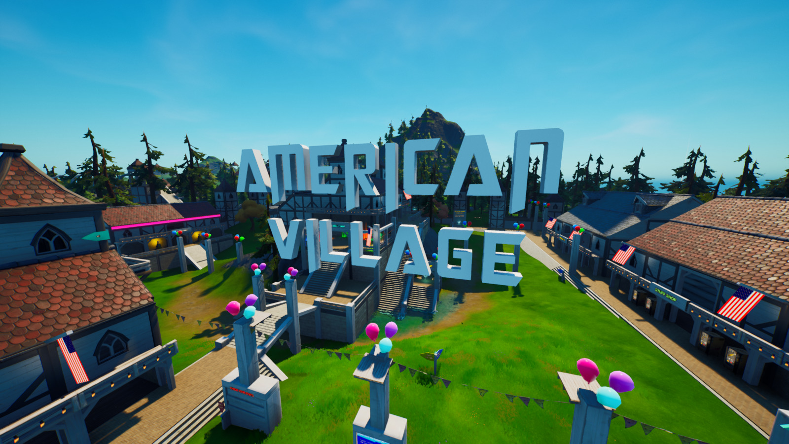 🦅 American Village 🇺🇸 - Open World 🏞 [ NoPhear ] – Fortnite Creative ...