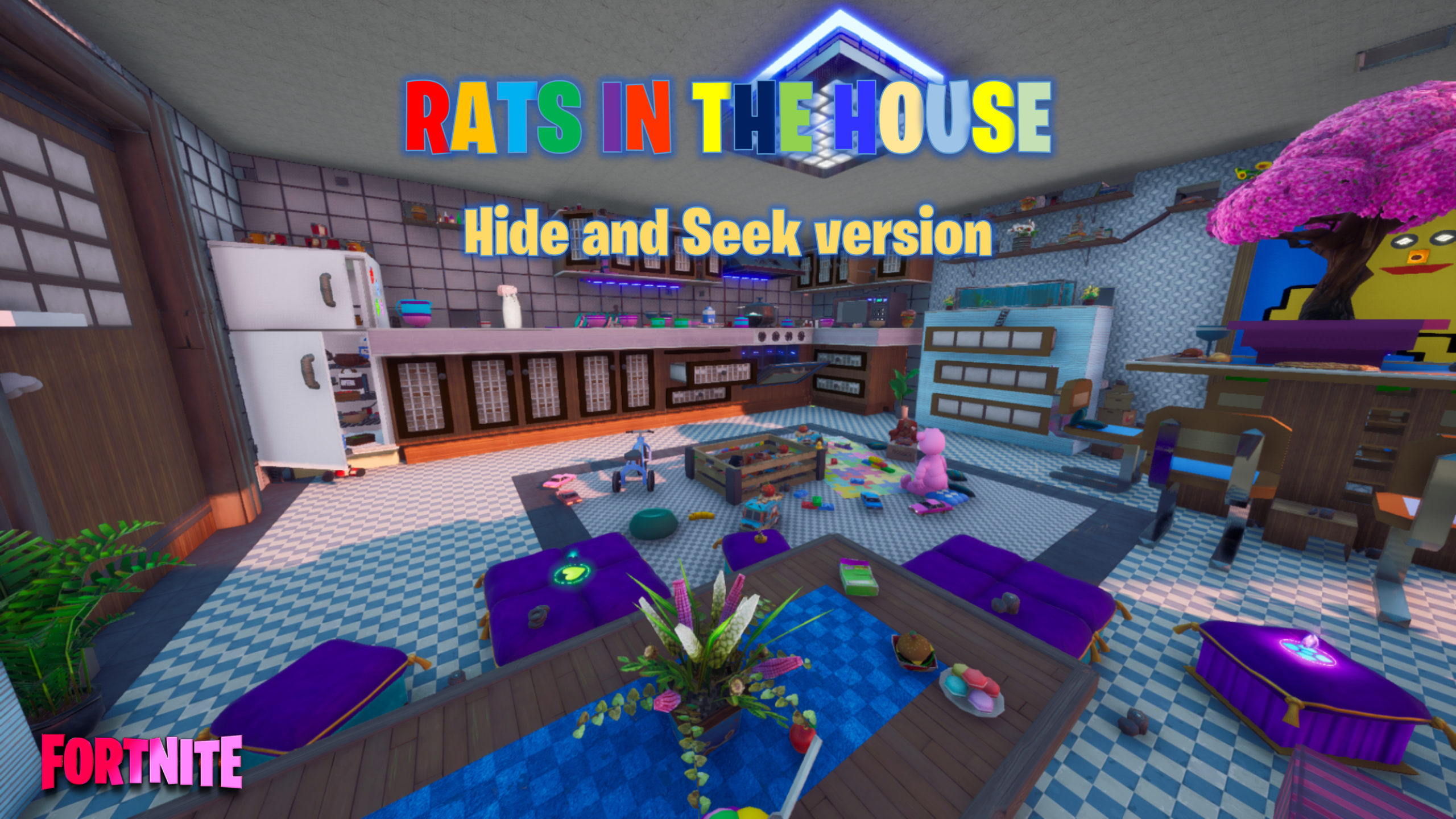 Rats in the House (H&S version) [ jerkan ] – Fortnite Creative Map Code