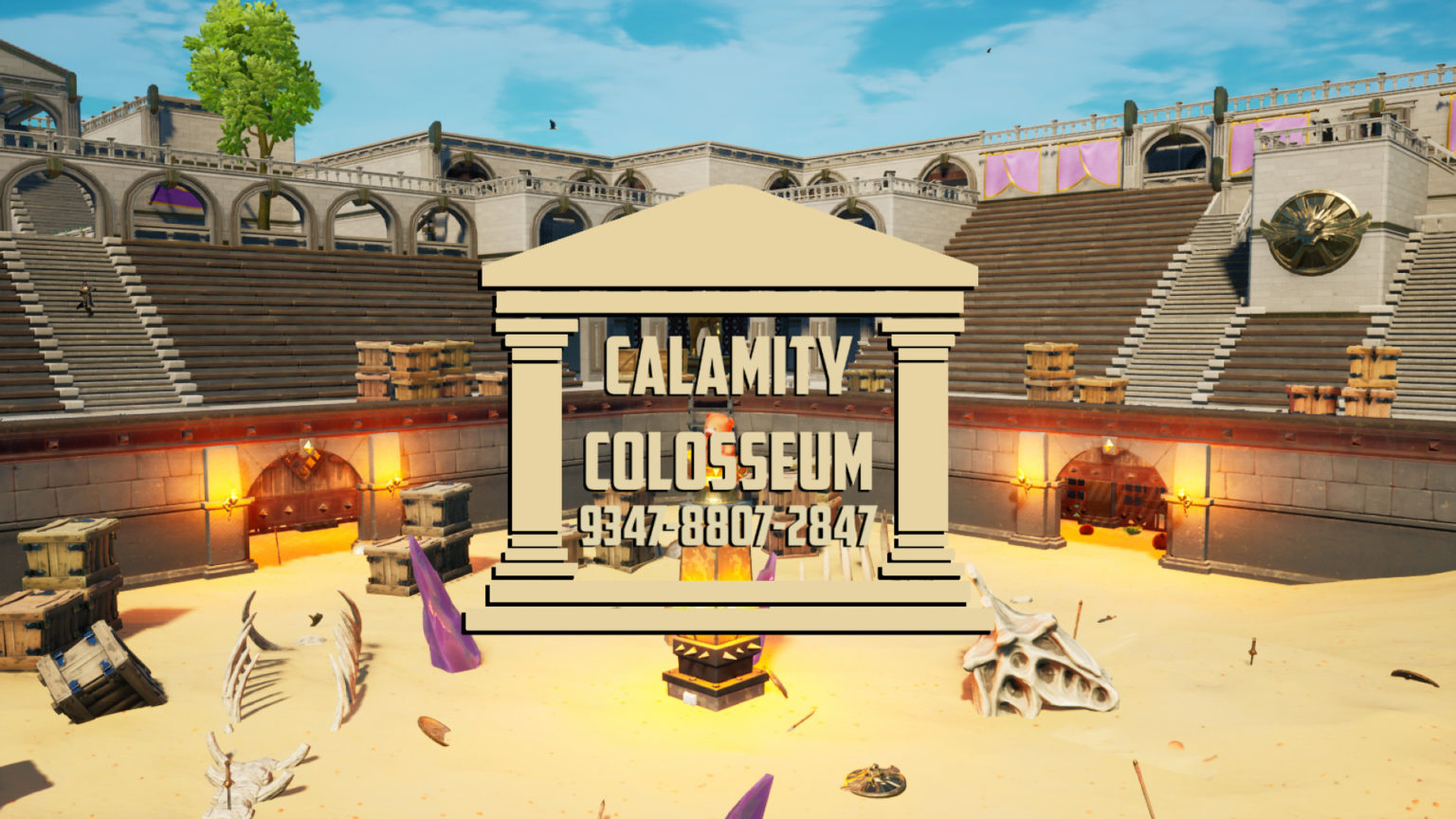 Calamity Colosseum [ noob_hero ] – Fortnite Creative Map Code