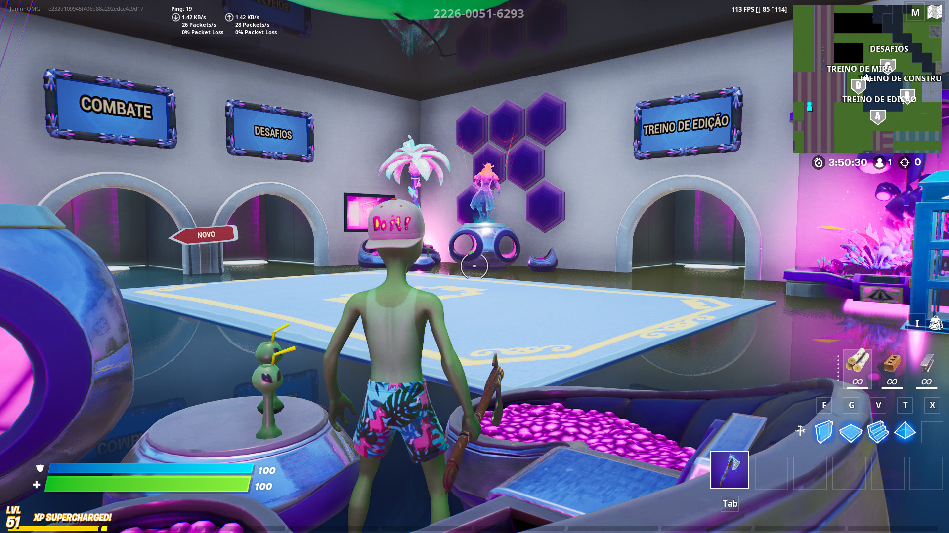 COMPLETE MAP TO TRAIN 2021 [ juninhomg ] – Fortnite Creative Map Code