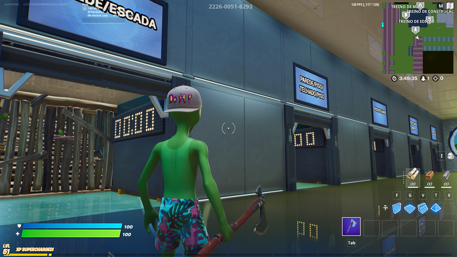 COMPLETE MAP TO TRAIN 2021 [ juninhomg ] – Fortnite Creative Map Code