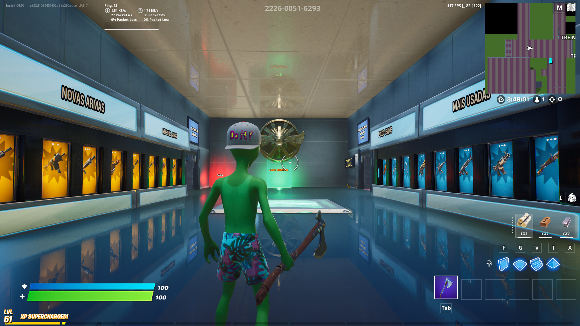 COMPLETE MAP TO TRAIN 2021 [ juninhomg ] – Fortnite Creative Map Code