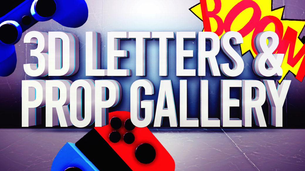 3D LETTER AND PROP GALLERY [ SevxnYT ] – Fortnite Creative Map Code