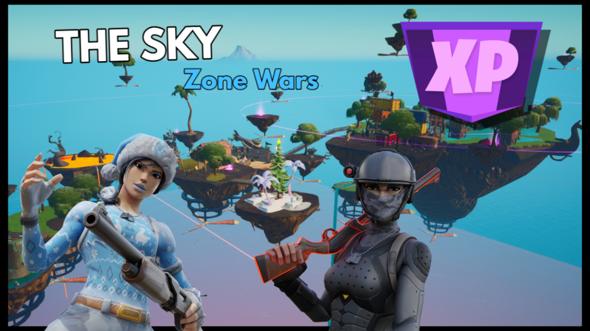 THE SKY - Zone Wars [ lairon ] – Fortnite Creative Map Code