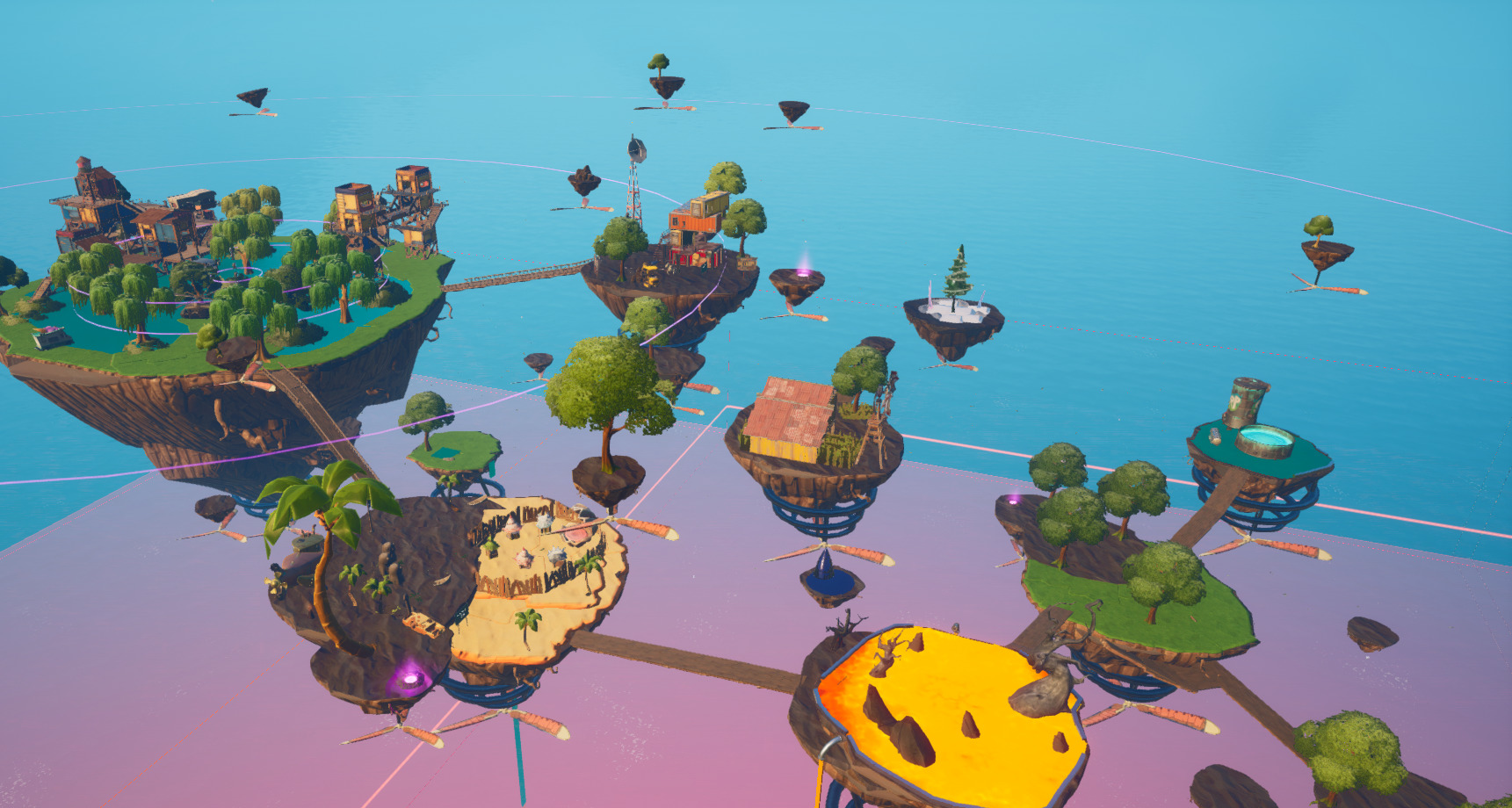 THE SKY - Zone Wars [ lairon ] – Fortnite Creative Map Code