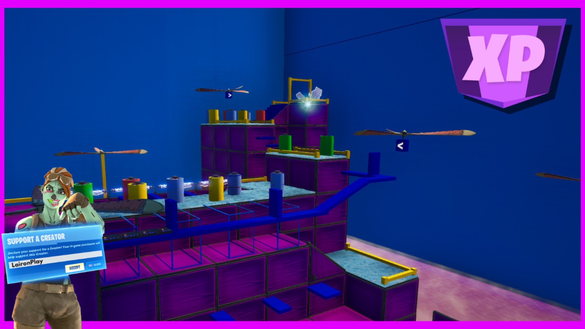 5 Consecutive Minigames 🎮 [ lairon ] – Fortnite Creative Map Code