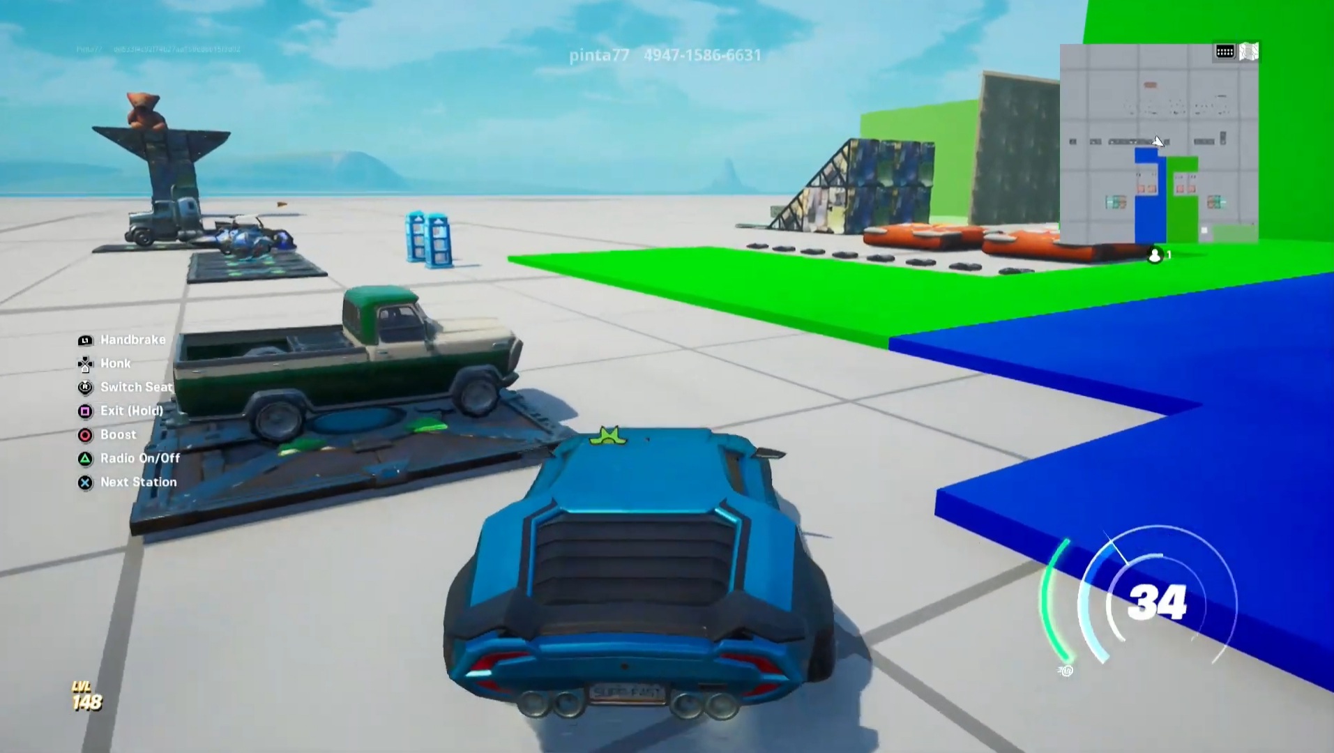 Greenscreen for YT Thumbnails (v3) [ pinta77 ] – Fortnite Creative Map Code