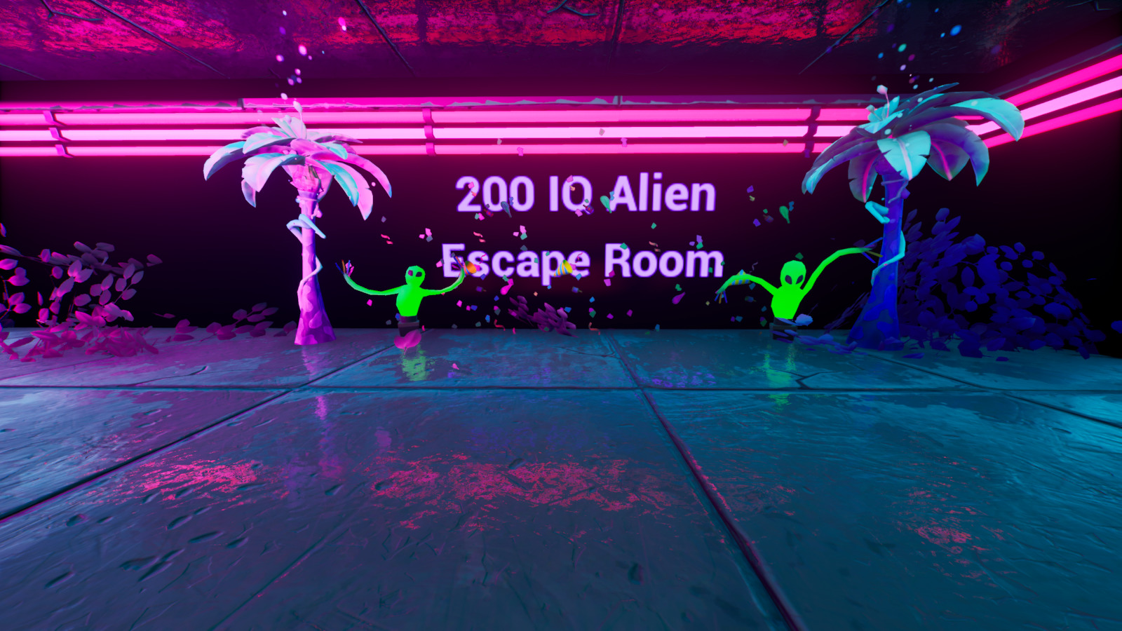 👽2OO IQ Alien Escape Room👽 [ popi_koki ] – Fortnite Creative Map Code