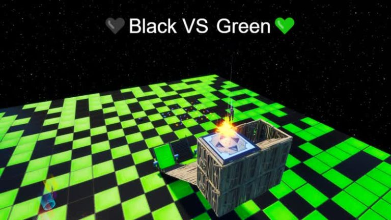 🖤BLACK VS GREEN💚FFA [ python ] – Fortnite Creative Map Code