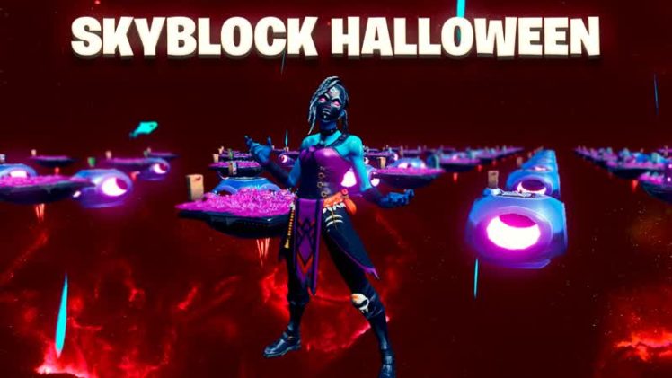 SKYBLOCK HALLOWEEN [ flexmogo26 ] – Fortnite Creative Map Code