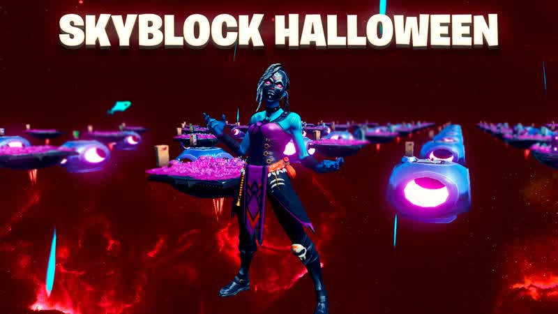 SKYBLOCK HALLOWEEN [ flexmogo26 ] – Fortnite Creative Map Code