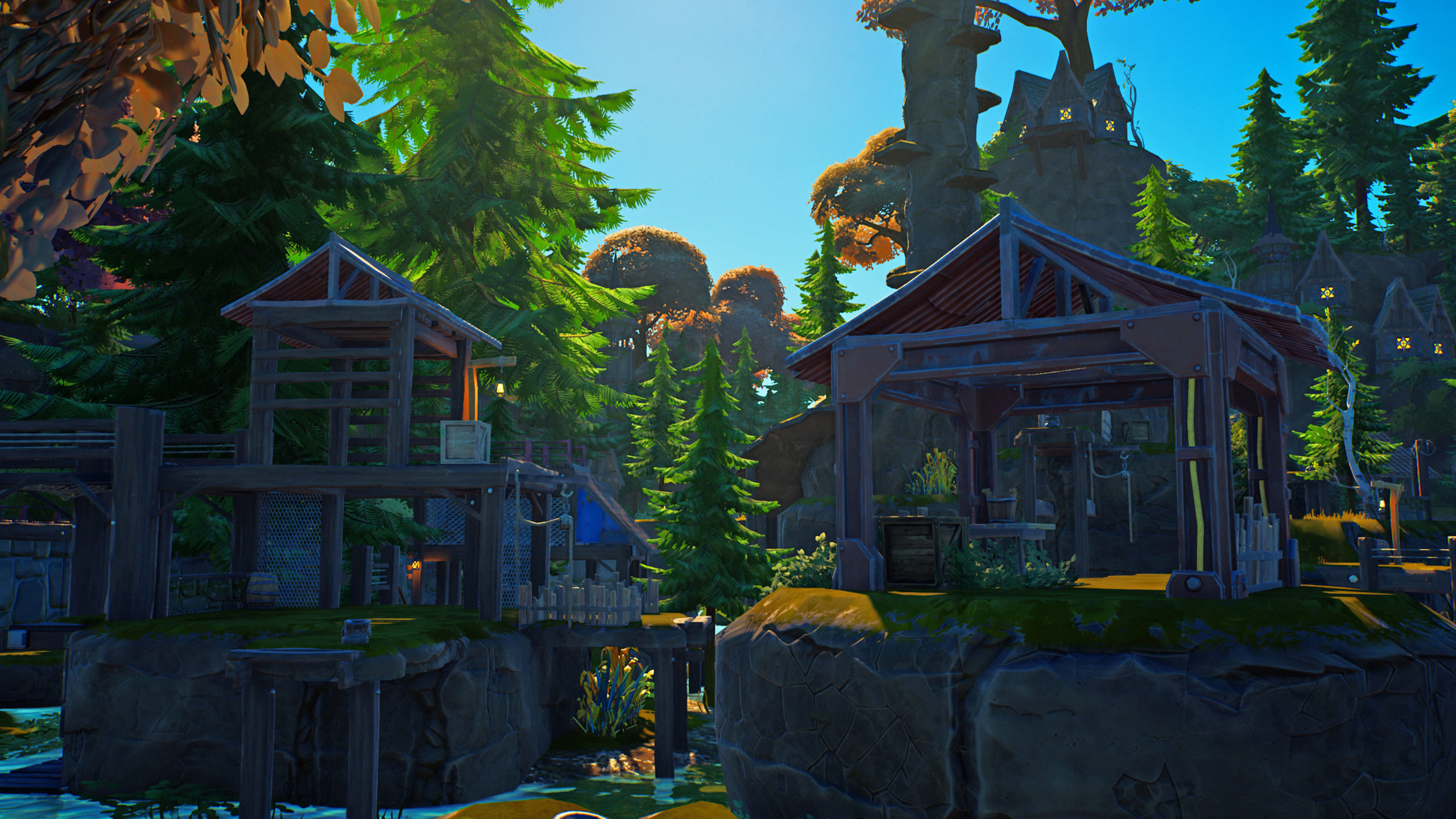 Parkour Forest - Hub [ Smurff ] – Fortnite Creative Map Code