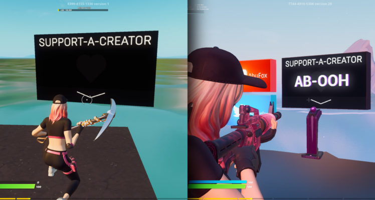 SAC nameplate (portal art) [ abooh ] – Fortnite Creative Map Code