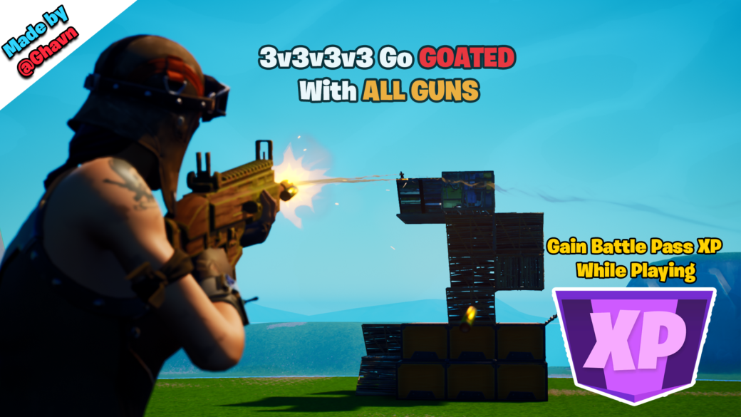 [3v3 Go Goated] - All *New Guns* 🐶 [ gavin ] – Fortnite Creative Map Code