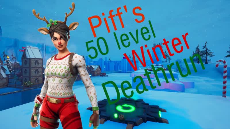 Piff's 50 Level Winter Deathrun [ brookeanoria ] – Fortnite Creative Map Code
