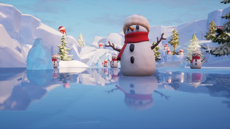 Snowman Slide [ callybelle ] – Fortnite Creative Map Code
