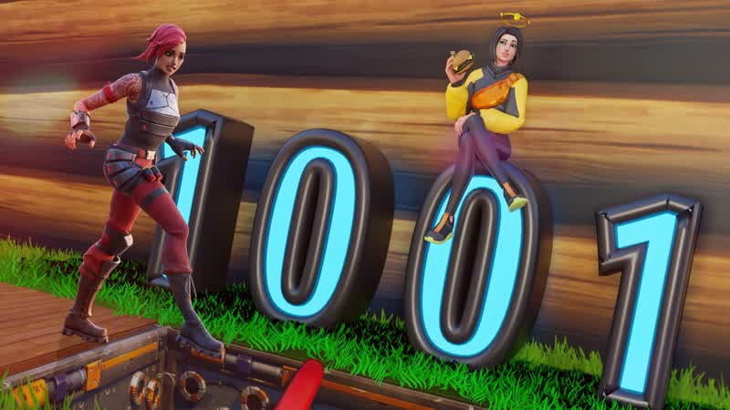 🤯 1001 LEVEL EASY DEATHRUN 💯 [ whoislynxy ] – Fortnite Creative Map Code