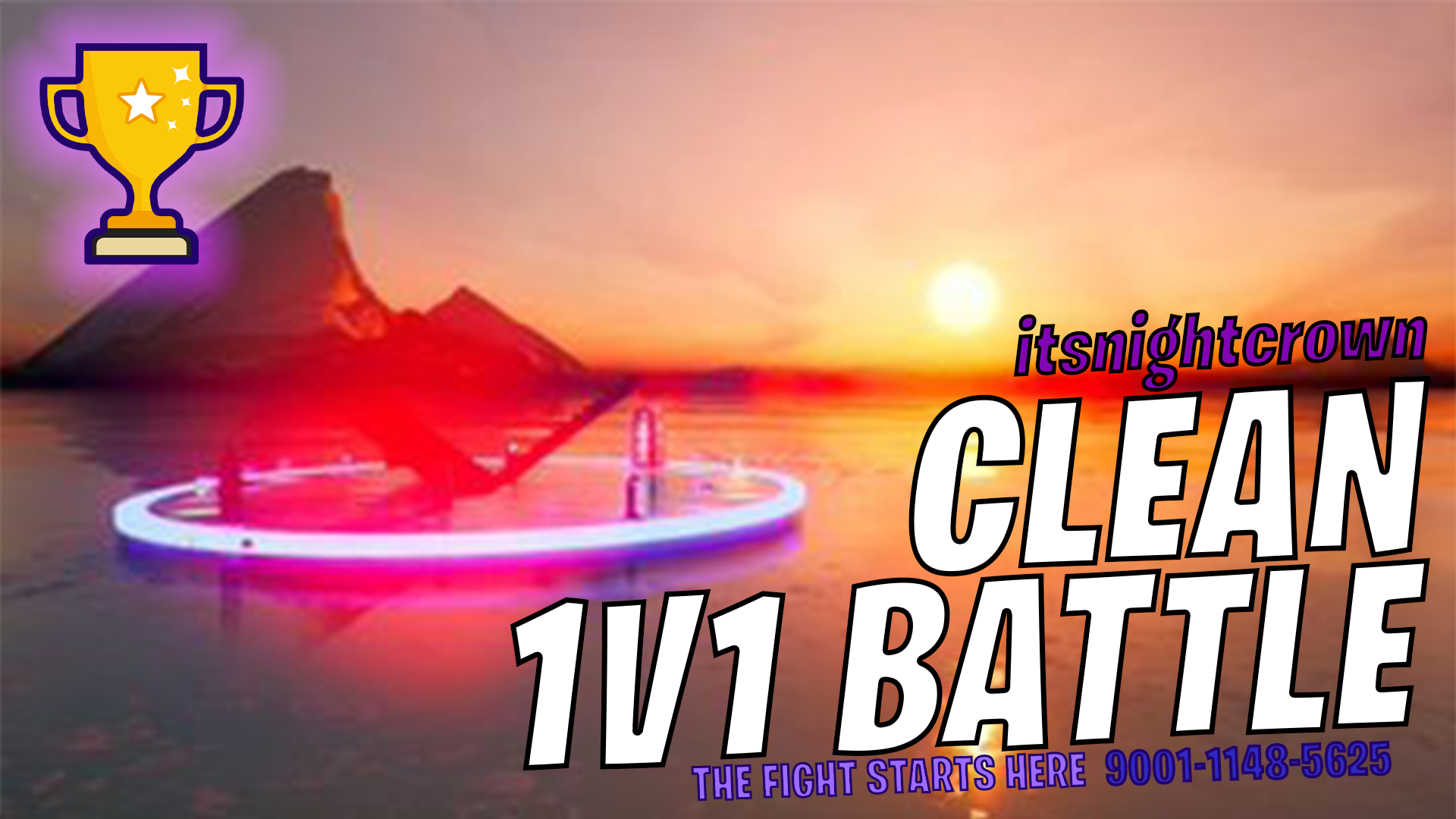 💣 Clean 1v1 💥 [ itsnightcrown ] – Fortnite Creative Map Code