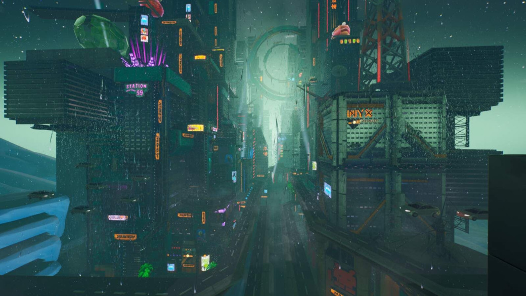 Cyberpunk - artistic build [ fivewalnut ] – Fortnite Creative Map Code