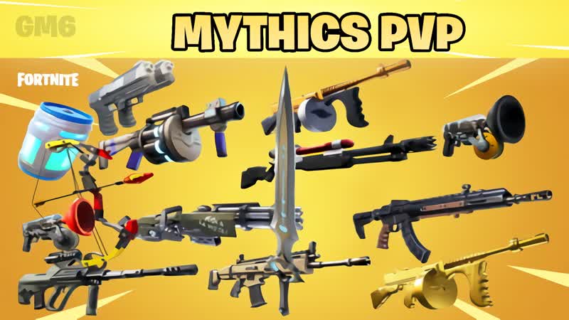 Mythics PVP [ gm6 ] – Fortnite Creative Map Code