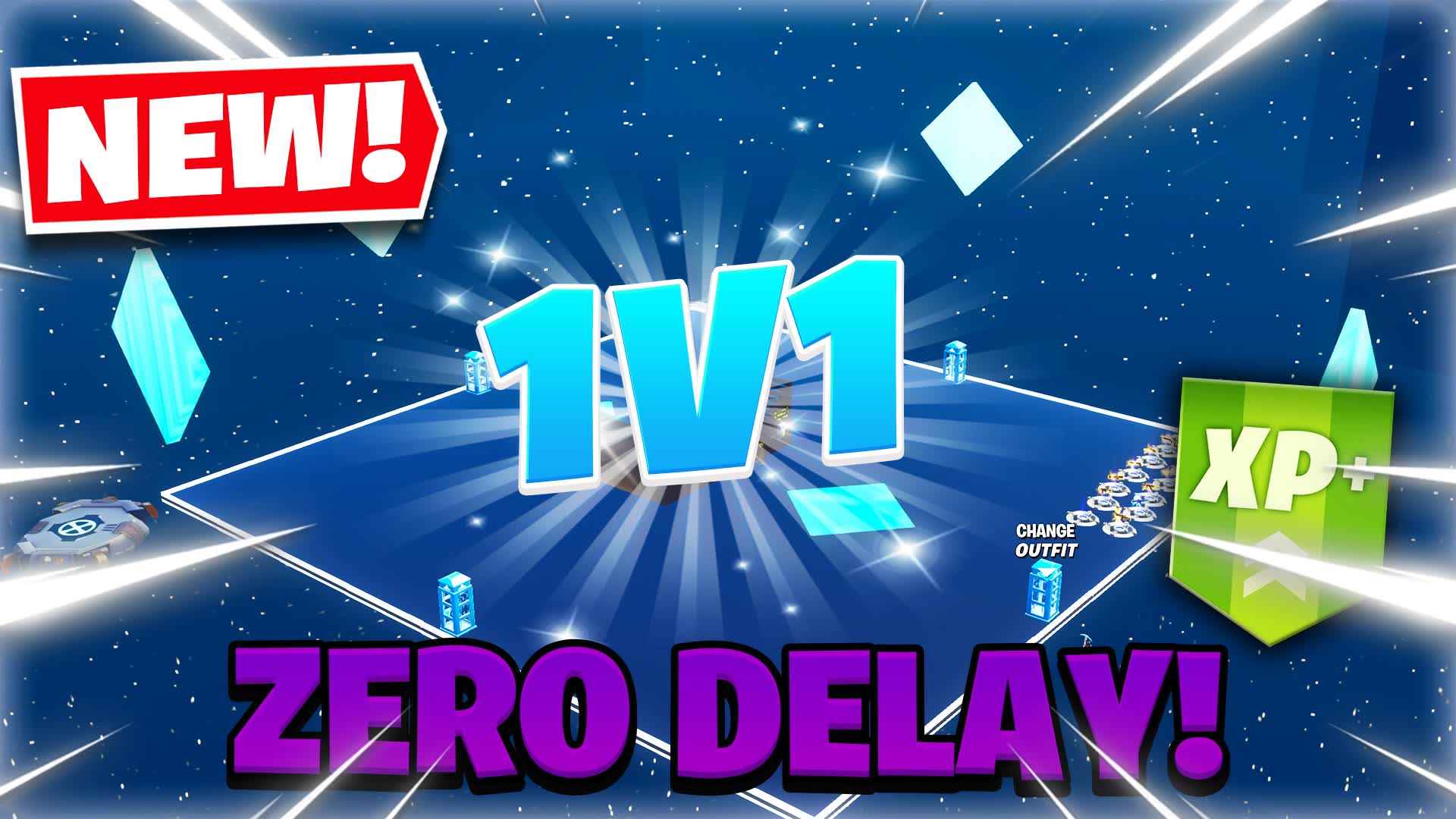 ZERO DELAY 1V1 BUILD FIGHTS [ iceyyvfx ] – Fortnite Creative Map Code