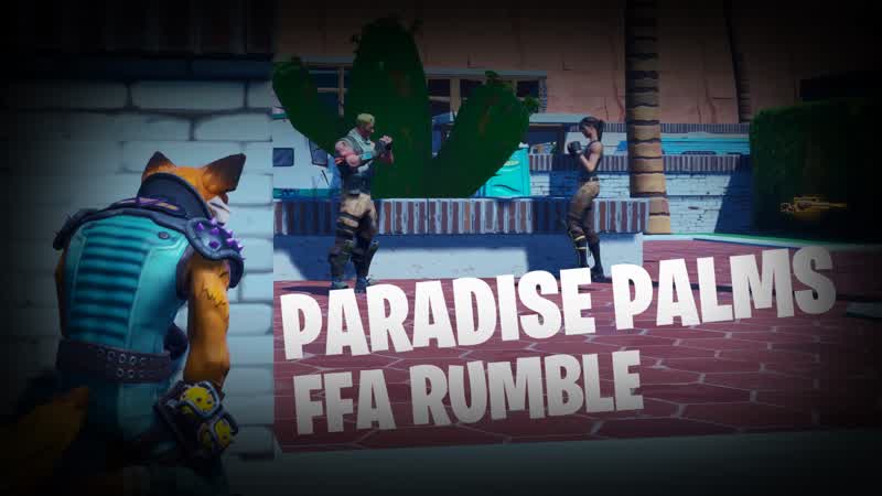 Paradise Palms • FFA [ toconut_ ] – Fortnite Creative Map Code