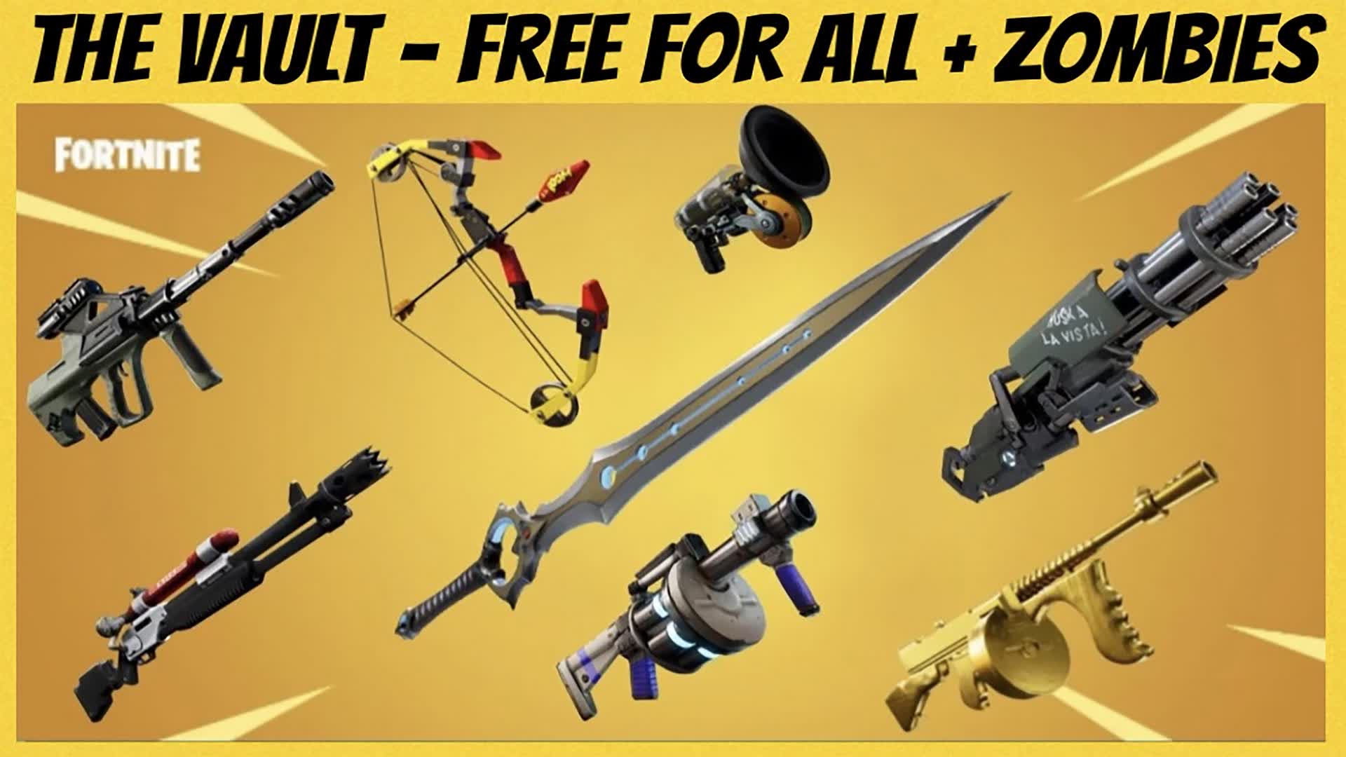 The Vault - Free For All + Zombies [ mrmonkeyfn ] – Fortnite Creative ...