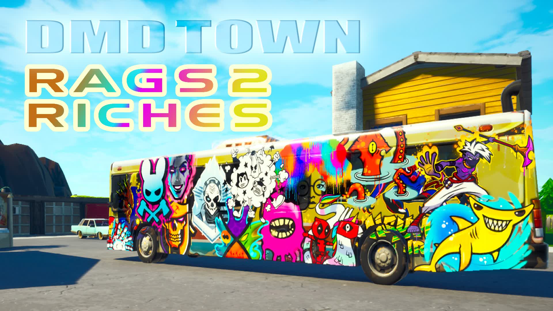 DMD - Rags to Riches 🖤💚💙💜💛 [ DMECH ] – Fortnite Creative Map Code