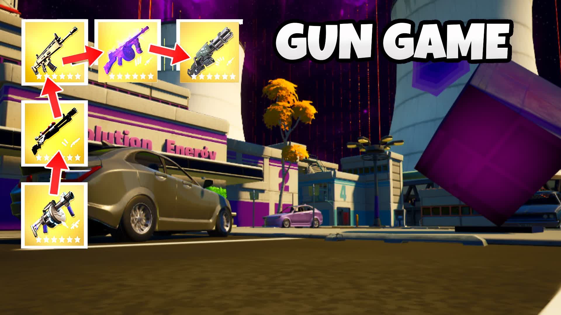 steamy stacks gun game [ g6t ] – Fortnite Creative Map Code