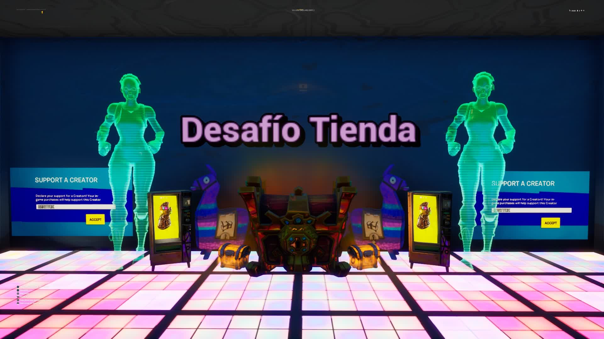 RETOS TIENDA 24H [ berttox ] – Fortnite Creative Map Code