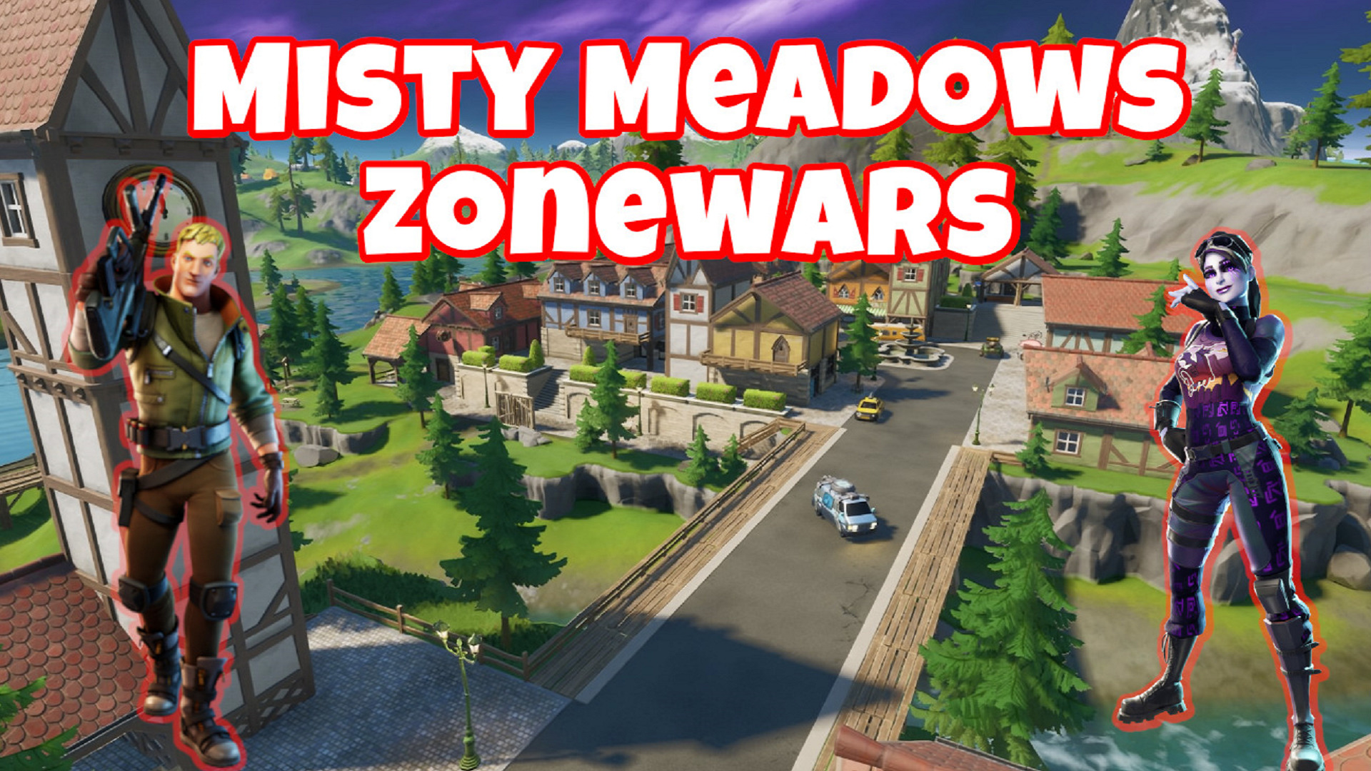 * Misty Meadows Zonewars * [ lil-wikipedia ] – Fortnite Creative Map Code